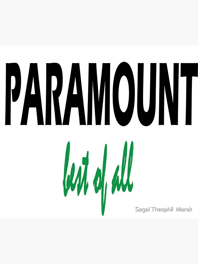 "Paramount" Sticker for Sale by sagalmarak | Redbubble