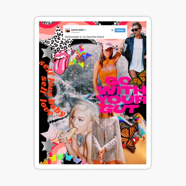 "VSCO GIRL COLLAGE" Sticker by muybonita | Redbubble