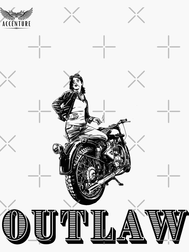 "Accenture Outlaw " Sticker by Petermac44 | Redbubble