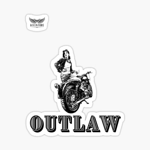 "Accenture Outlaw " Sticker by Petermac44 | Redbubble