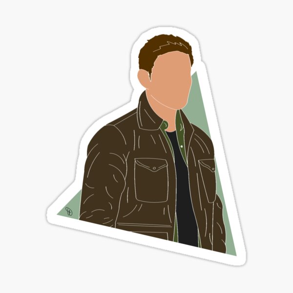"Dean Winchester " Sticker by ShesADay | Redbubble
