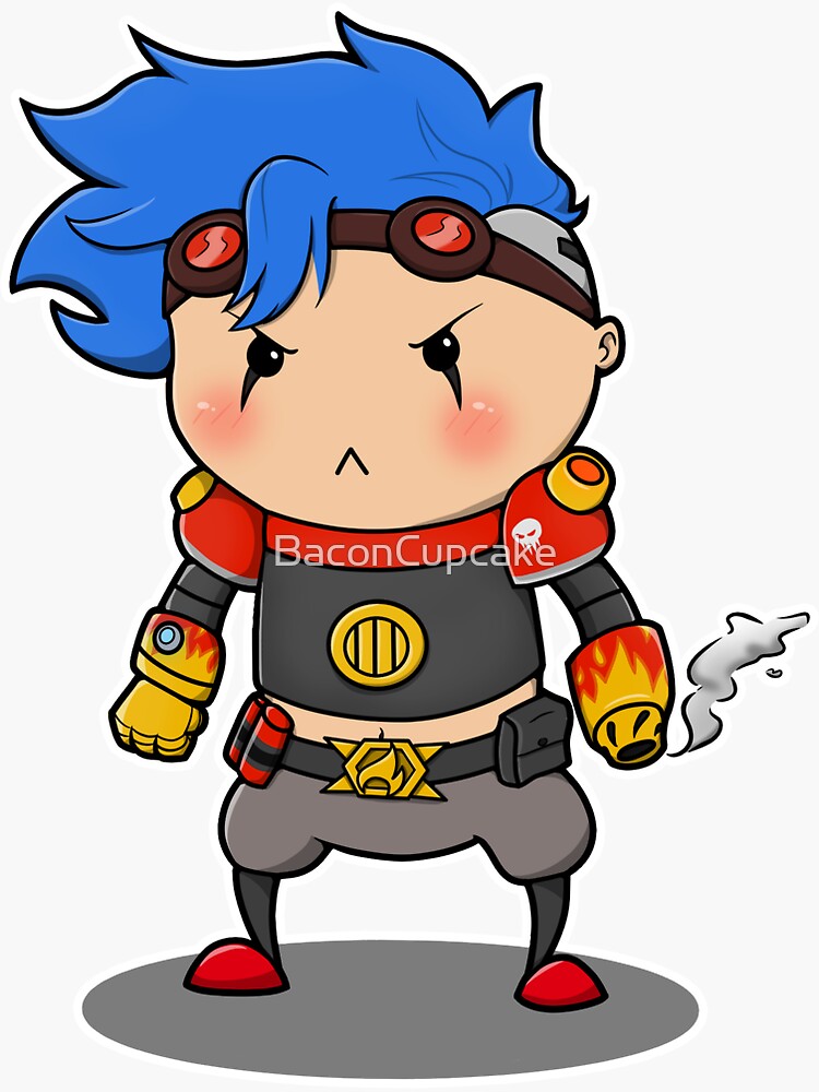 "MLBB Chibi X Borg" Sticker for Sale by BaconCupcake | Redbubble