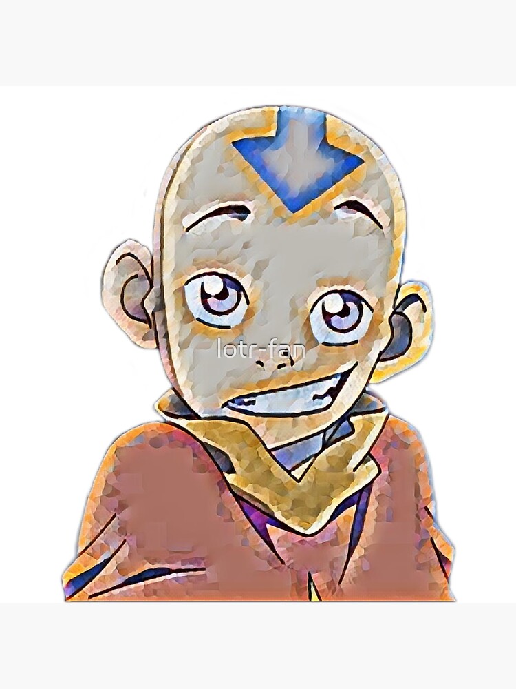 Póster «Avatar TLA: Aang Smile» de lotr-fan | Redbubble