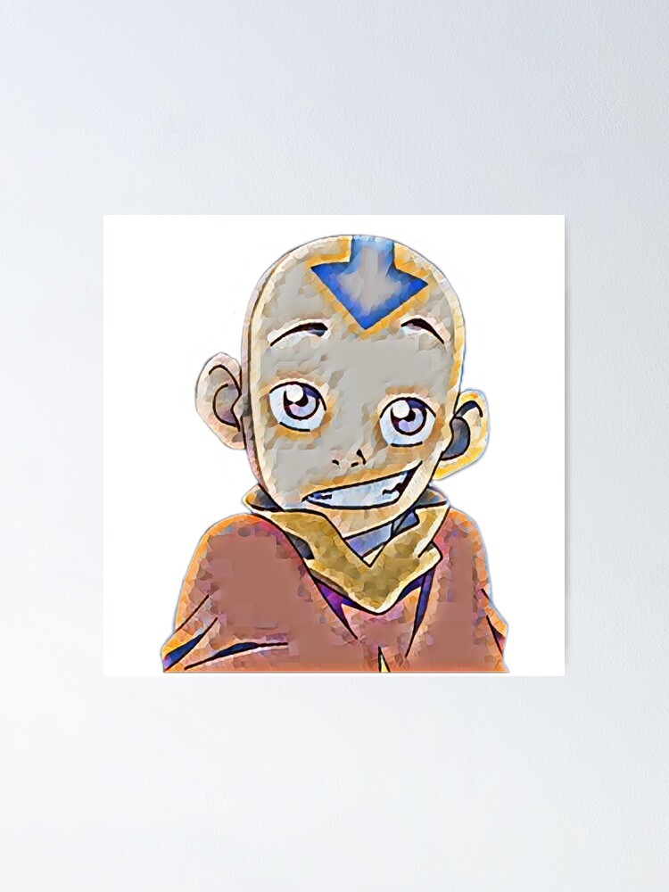 Póster «Avatar TLA: Aang Smile» de lotr-fan | Redbubble
