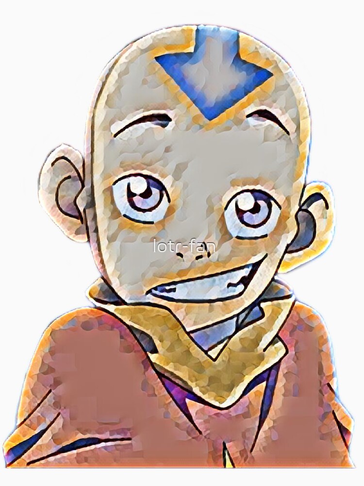 "Avatar TLA: Aang Smile" T-shirt for Sale by lotr-fan | Redbubble ...