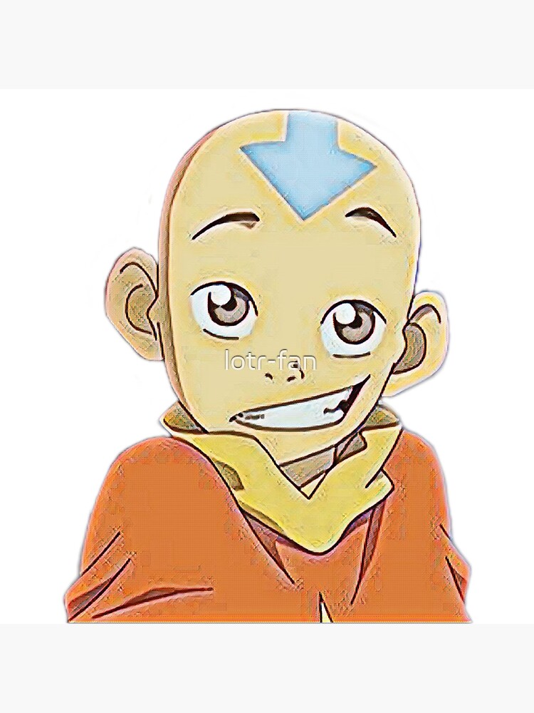 "Avatar TLA: Aang Smile" Photographic Print for Sale by lotr-fan ...