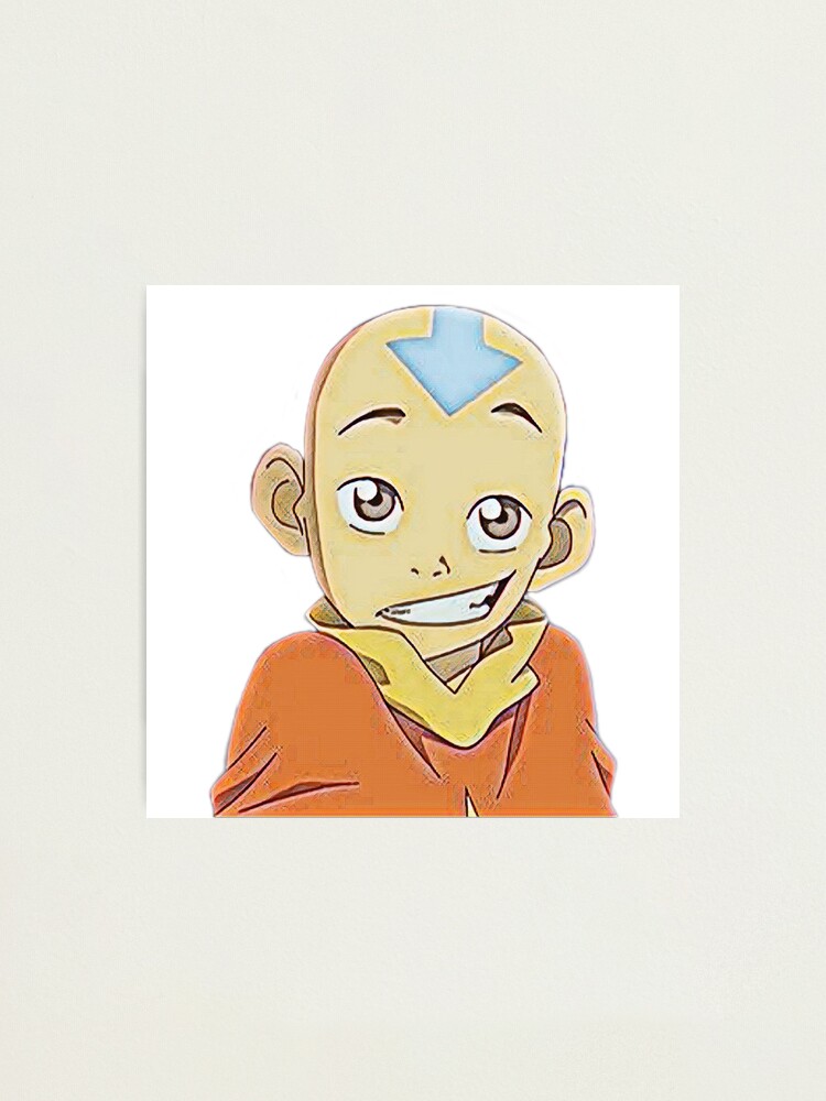 "Avatar TLA: Aang Smile" Photographic Print for Sale by lotr-fan ...