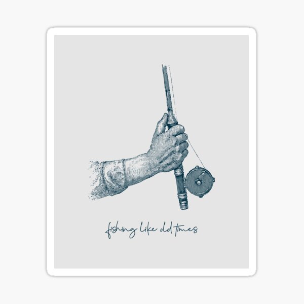 "hook line and sinker" Sticker by MK2KUSTOMS | Redbubble