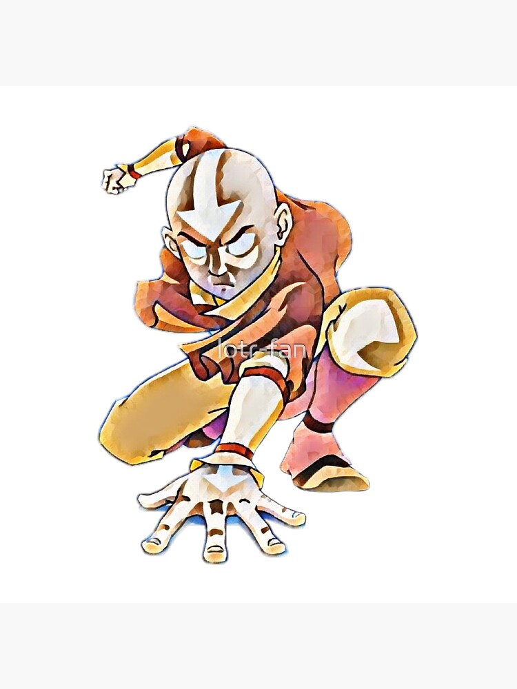 "Avatar TLA: Aang in Avatar State" Poster by lotr-fan | Redbubble
