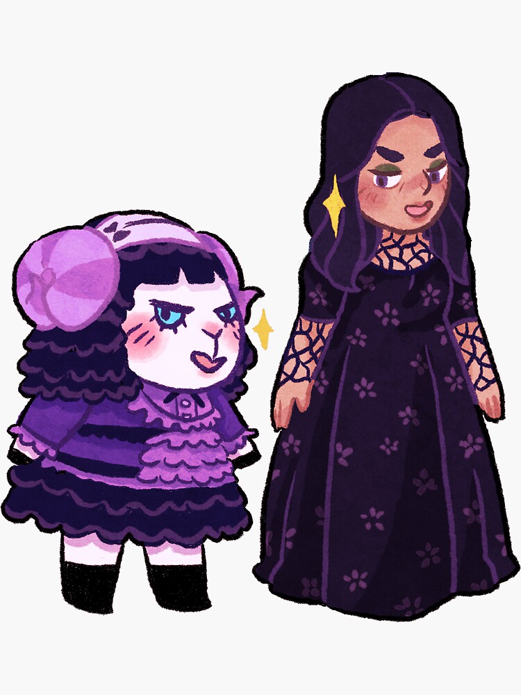 "Yennefer and Muffy" Sticker for Sale by highbeeans | Redbubble