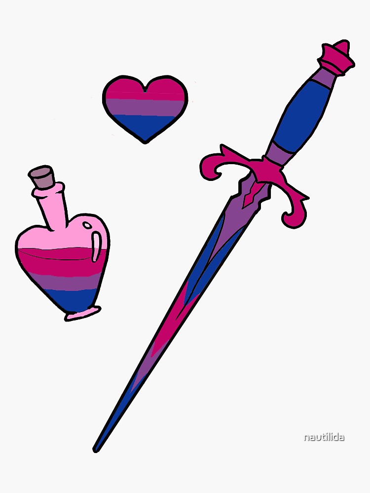 "Bi Pride Pack" Sticker by nautilida | Redbubble