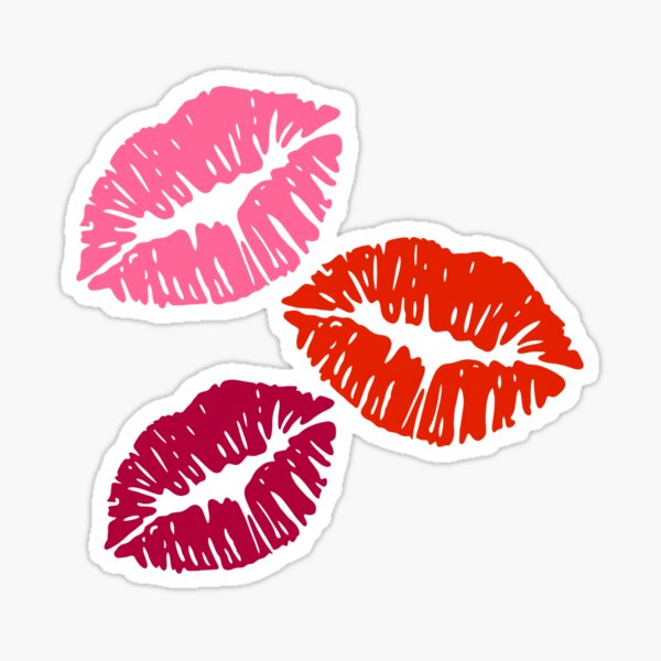 "lips " Sticker by ECstickers2 | Redbubble