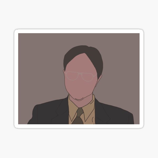 "Dwight The Office" Sticker for Sale by agathecad | Redbubble