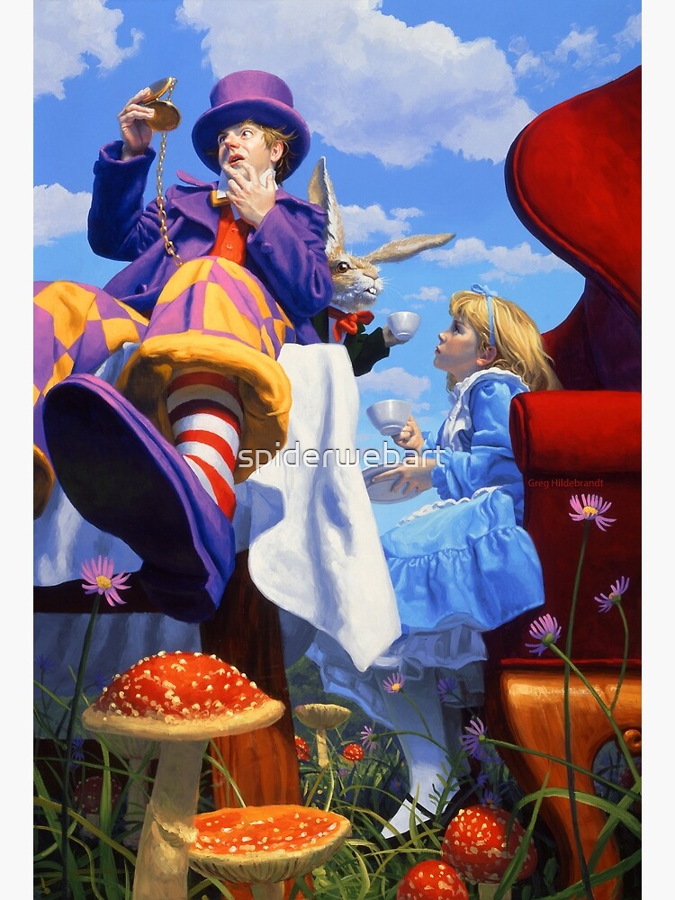 "The Madhatter" Poster by spiderwebart | Redbubble