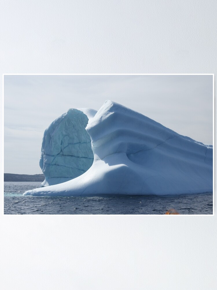"Iceberg light and shadow" Poster for Sale by JeanKnowles | Redbubble