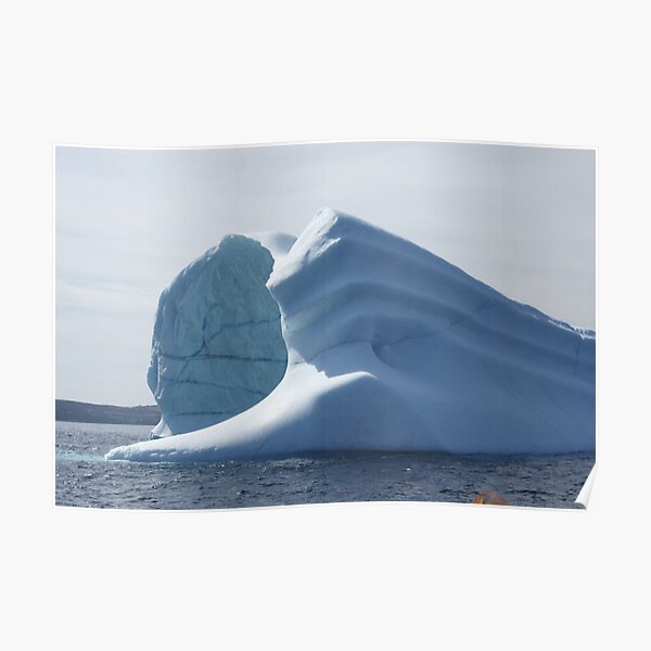 "Iceberg light and shadow" Poster for Sale by JeanKnowles | Redbubble