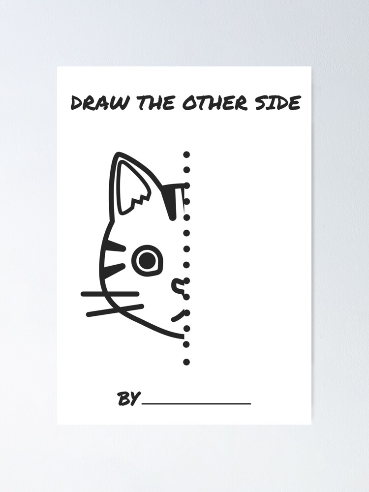 "Design Yourself Draw the other Side" Poster for Sale by Futurex ...