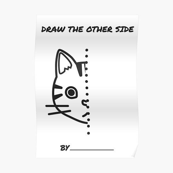 "Design Yourself Draw the other Side" Poster for Sale by Futurex ...