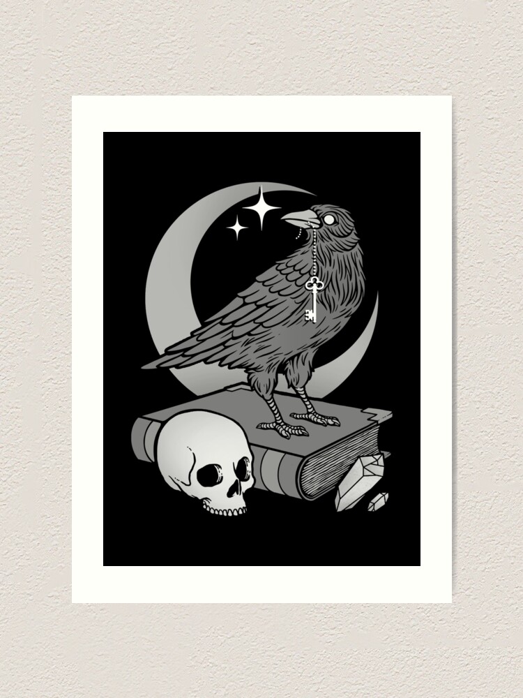 "Occult Crow" Art Print by deniart | Redbubble