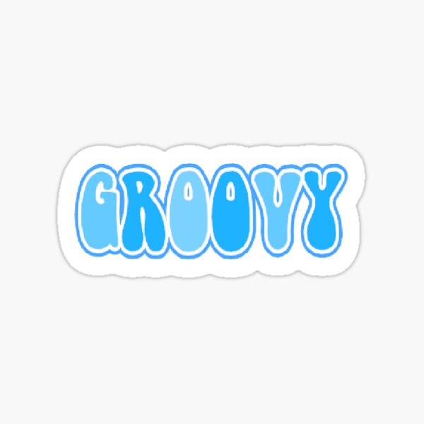 "groovy sticker" Sticker by maggiesmark | Redbubble