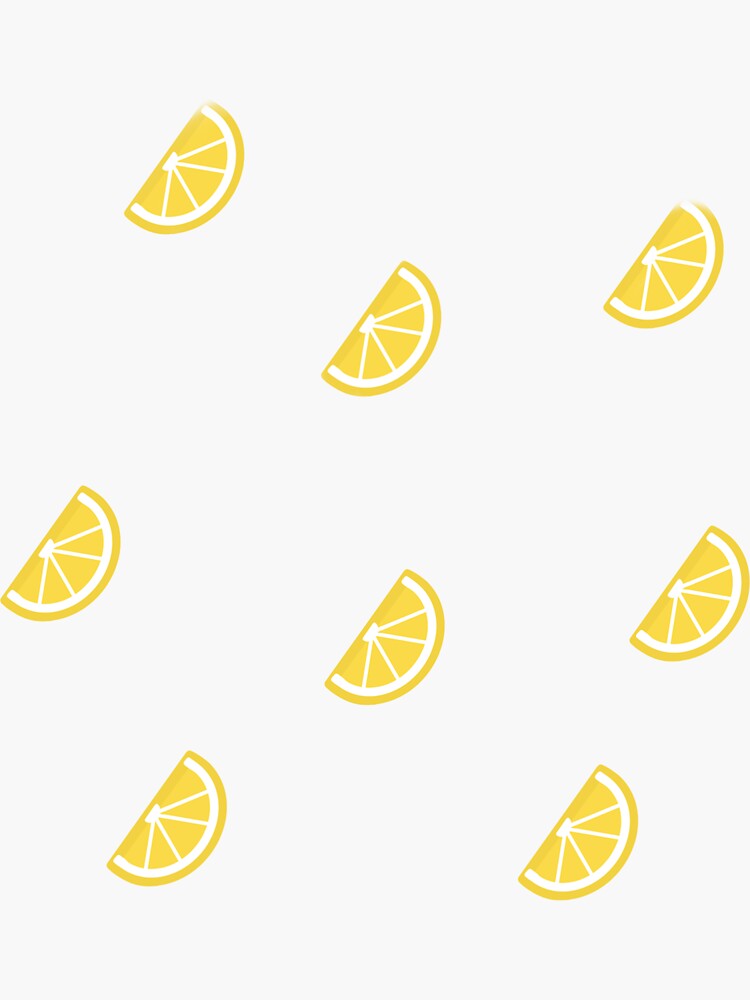 "Lemon slice sticker pack" Sticker by Onok0903 | Redbubble