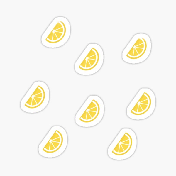 "Lemon slice sticker pack" Sticker by Onok0903 | Redbubble