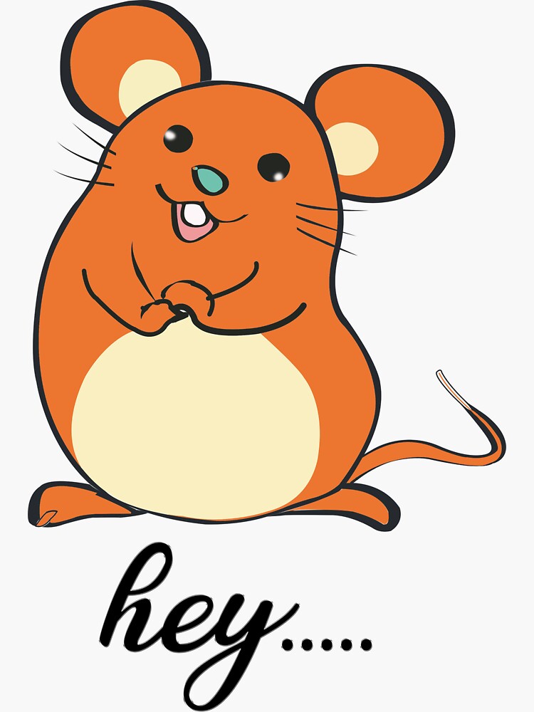 "Hey rat " Sticker by Surya001 | Redbubble