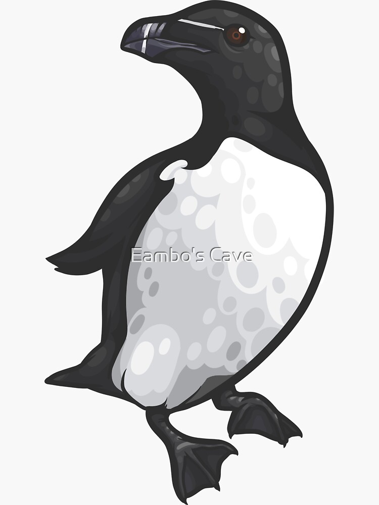 "Razorbill" Sticker for Sale by Eambo's Cave | Redbubble