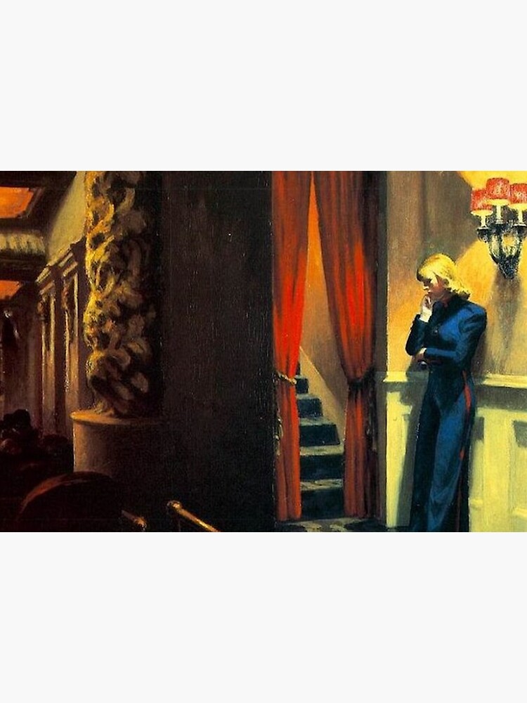 "NEW YORK FILM - EDWARD HOPPER" Maske von arthistoryfever | Redbubble