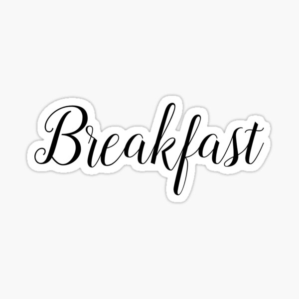 "Pantry Jar Label Breakfast" Sticker for Sale by NameTheJar | Redbubble