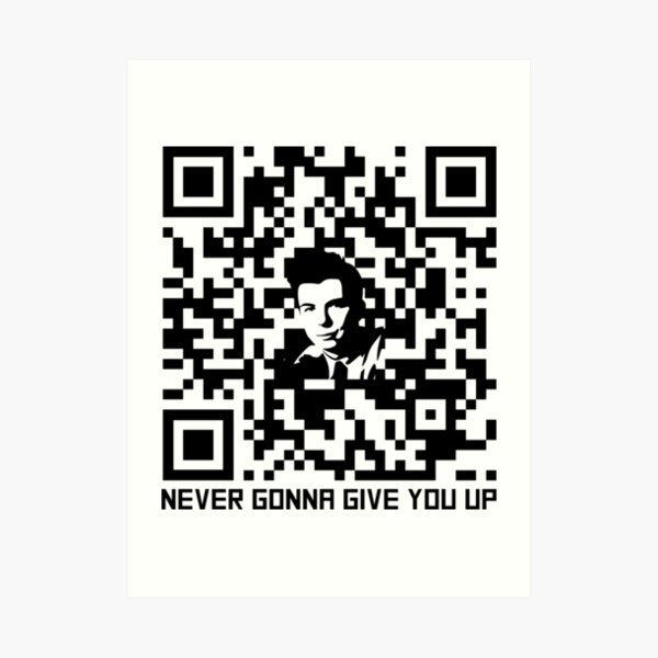Rick Roll Art Prints | Redbubble