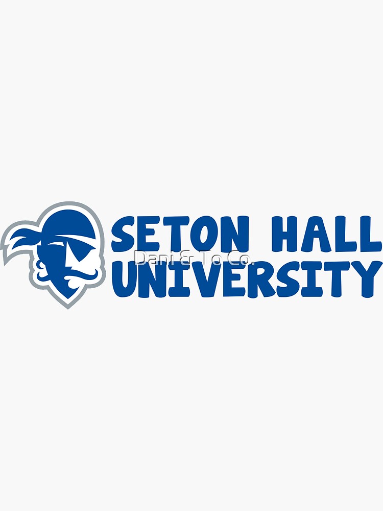 "Seton Hall University" Sticker for Sale by ddrago | Redbubble