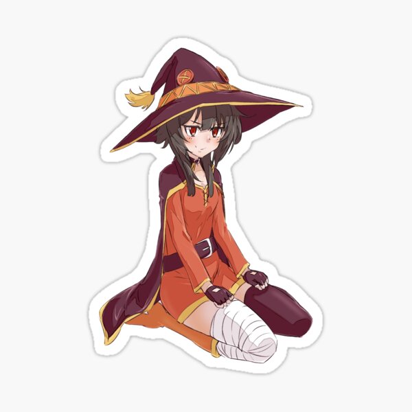 "Cute waifu Megumin" Sticker for Sale by T-Sinek | Redbubble