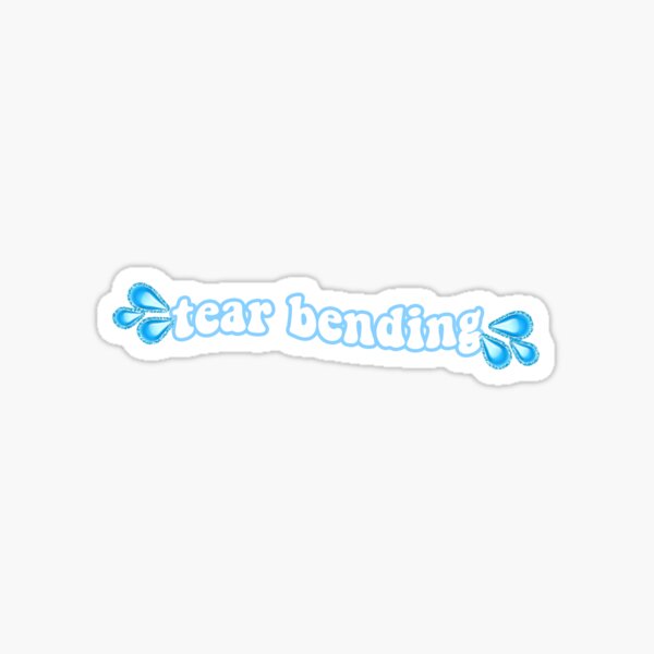 "tear bending sticker" Sticker for Sale by stickerwave | Redbubble