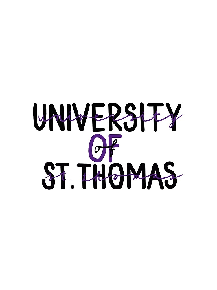 "University of St. Thomas Calligraphy - GO TOMMIES" T-shirt for Sale by ...
