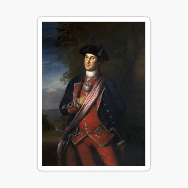 "George Washington" Sticker by anatudor | Redbubble