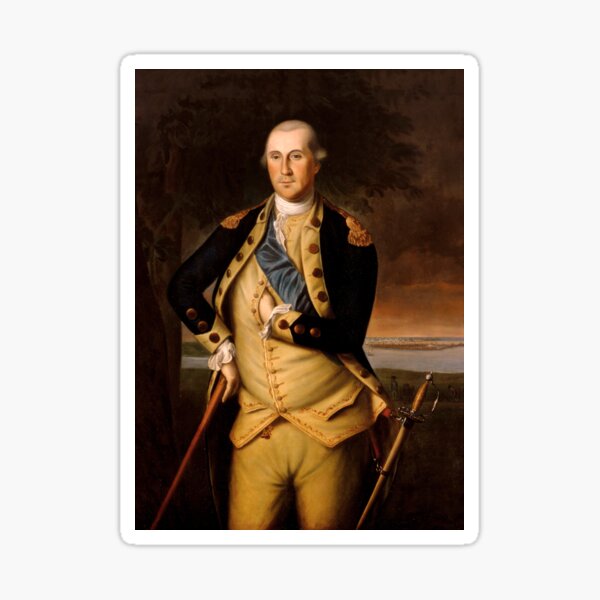 "George Washington" Sticker for Sale by anatudor | Redbubble