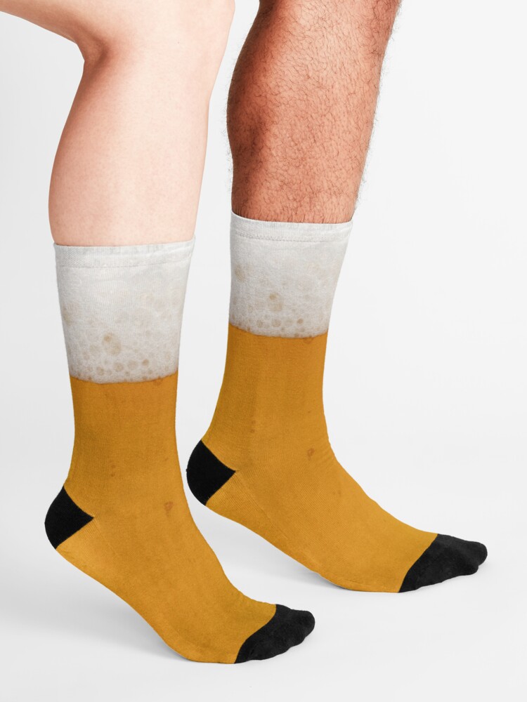 "Beer Glass Socks" Socks by stickersandtees | Redbubble