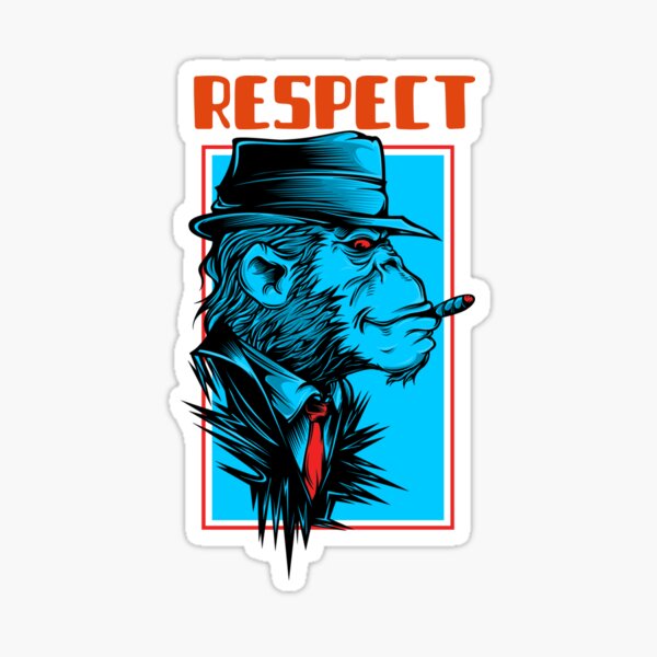 "Respect" Sticker for Sale by Djgoti | Redbubble