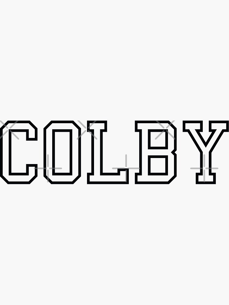 "Colby" Sticker for Sale by Jenna Ross | Redbubble