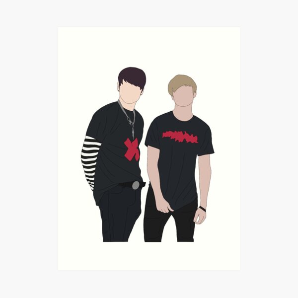 "Sam and Colby" Art Print for Sale by Jennaross8 | Redbubble