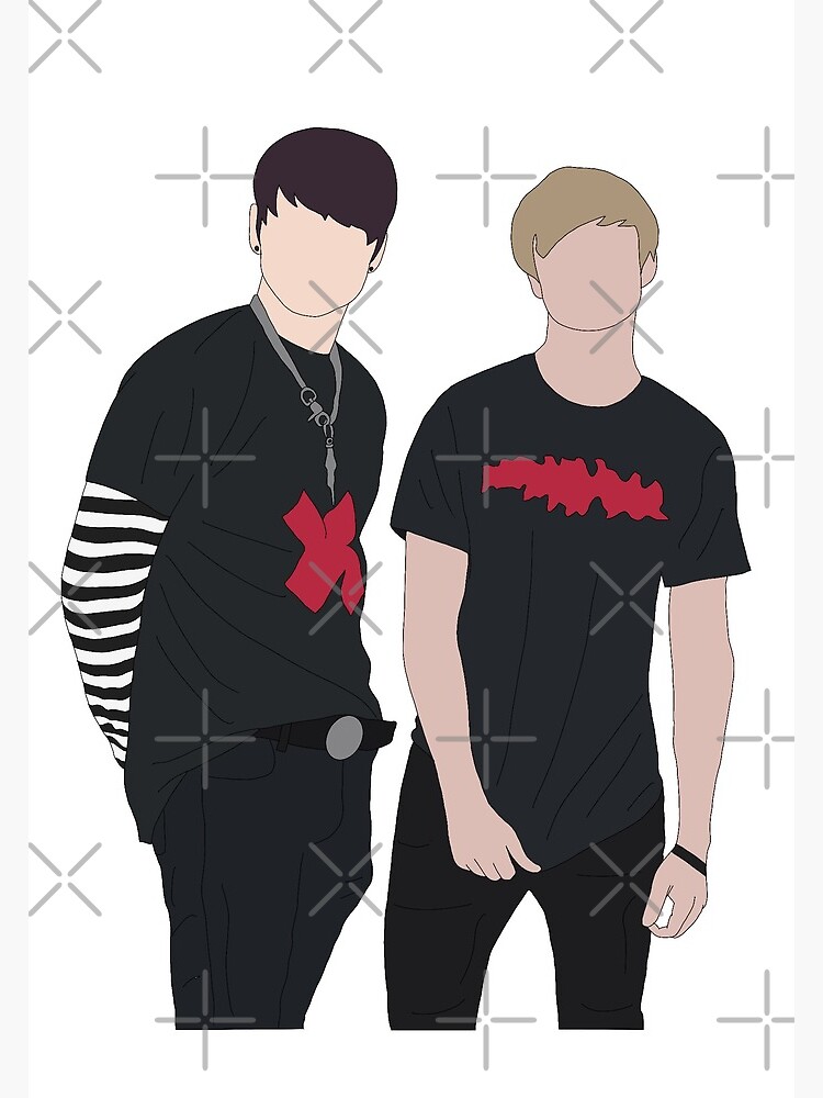 "Sam and Colby" Art Print for Sale by Jennaross8 | Redbubble