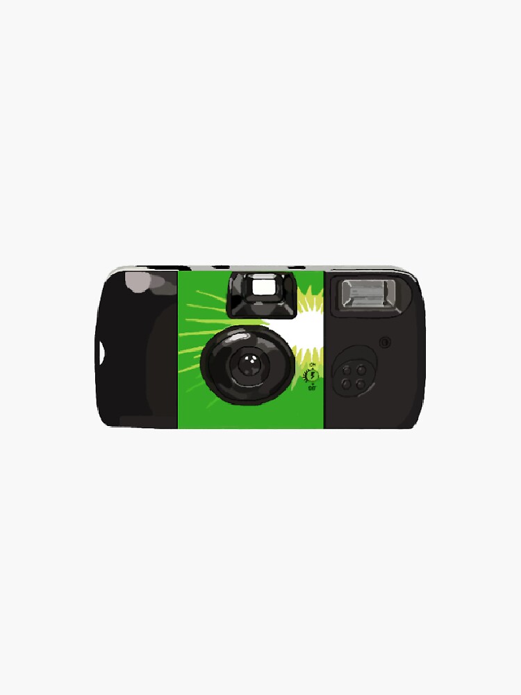"disposable camera" Sticker for Sale by taylorwismer27 | Redbubble