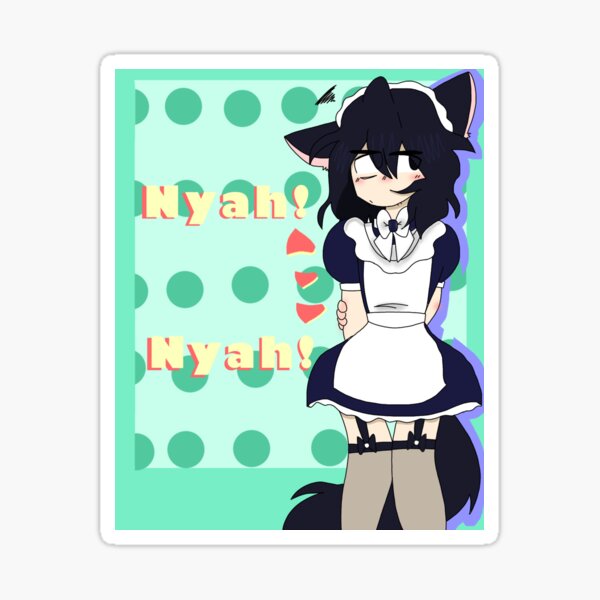 "Nyah Aizawa" Sticker by Lucianchann | Redbubble