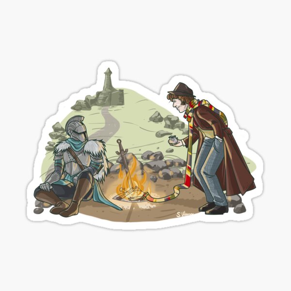 "Doctor Souls" Sticker for Sale by CaptainSunshine | Redbubble