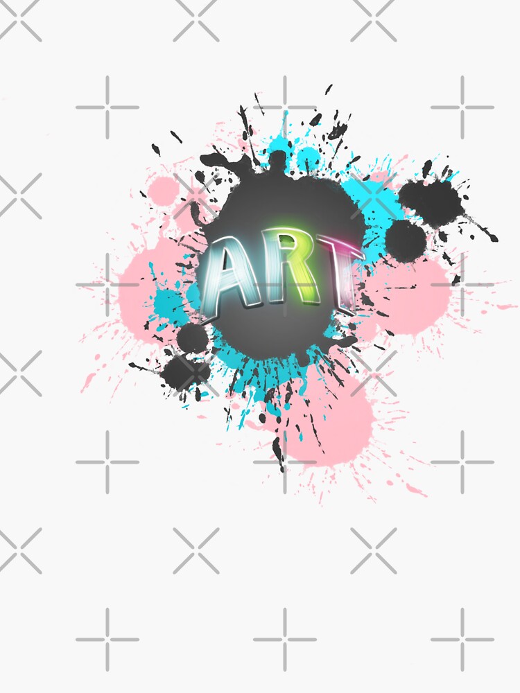 "Art Logo " Sticker by Shahody14 | Redbubble