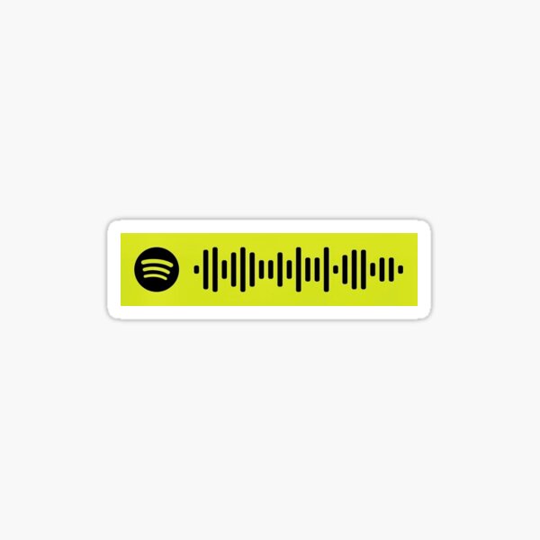 "replay (sHaWtY LiKe A mElOdY) Spotify code" Sticker for Sale by emmerx ...