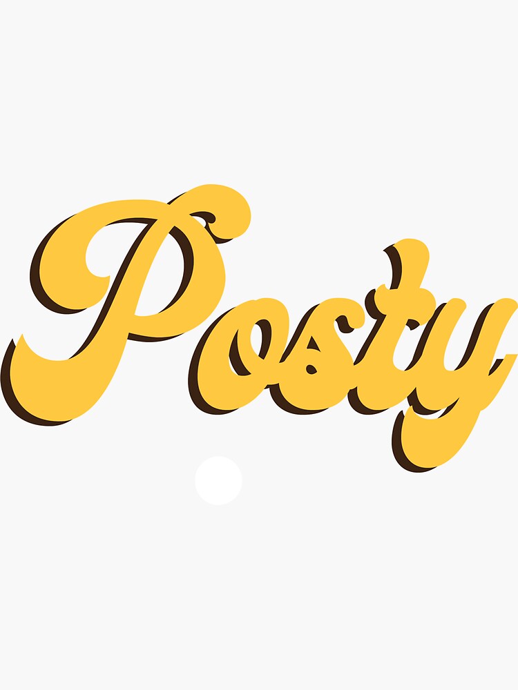 "posty" Sticker for Sale by brezoubek | Redbubble