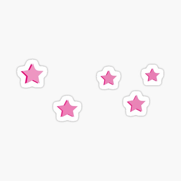 "Pink Star pack " Sticker for Sale by ellab1230 | Redbubble