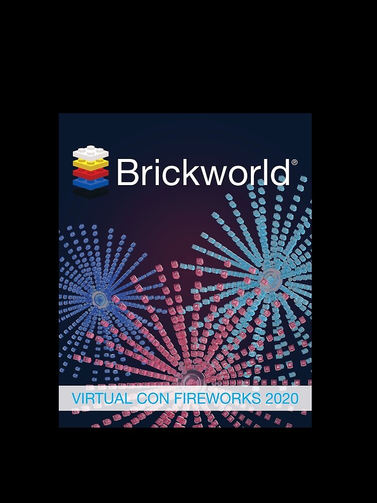 "Brickworld Virtual Con Fireworks 2020" T-shirt for Sale by hinckley39 ...